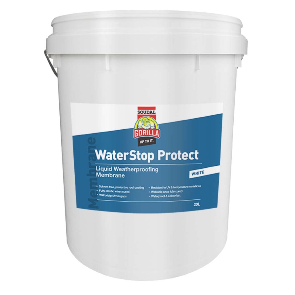 Gorilla WaterStop Protect High Build Acrylic Waterproofing 4L White ...