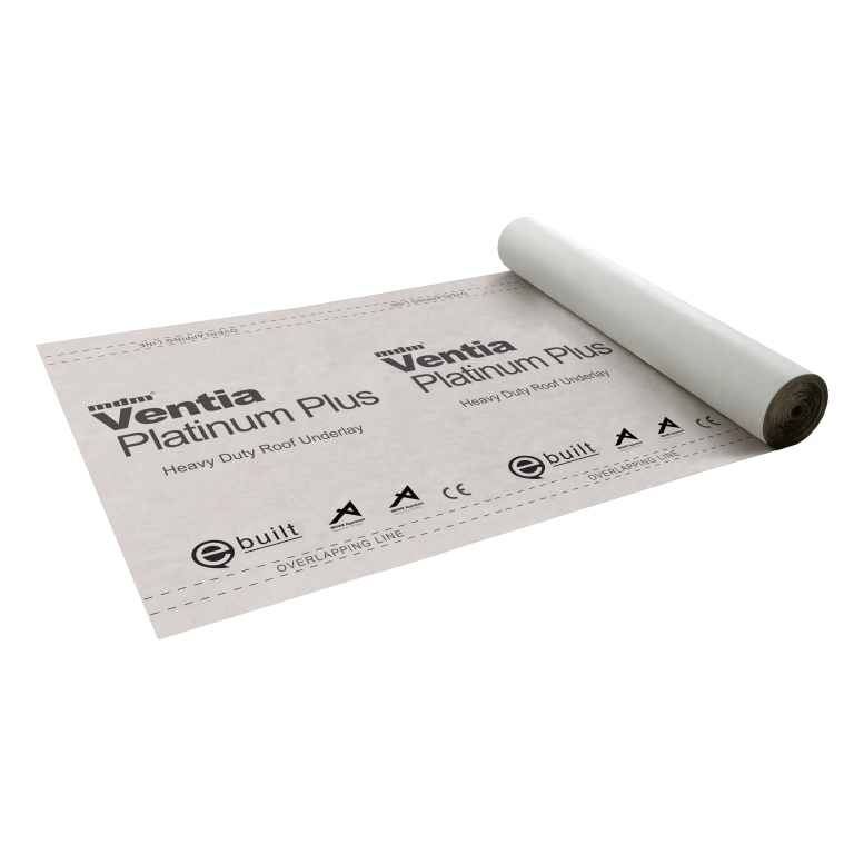 VENTIA PLATINUM PLUS HEAVY DUTY SS ROOF & WALL UNDERLAY 1.5m x 50m ...
