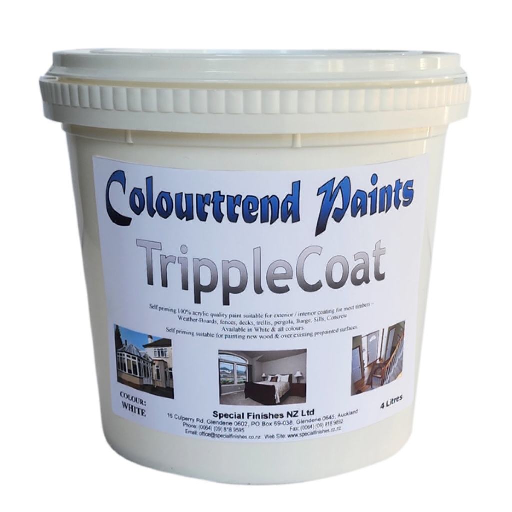 COLOURTREND TrippleCoat 3 in One Acrylic Sealer Primer & Top Coat Low ...