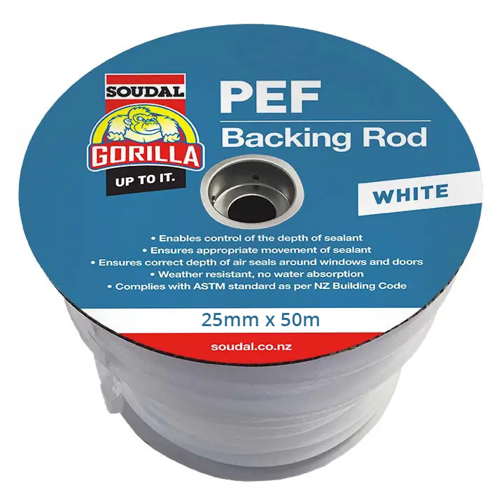 Gorilla PEF Backing Rod 25mm x 50m - Trade Products