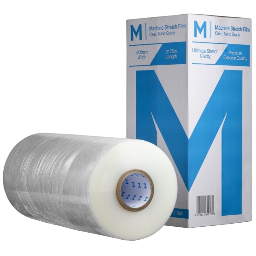 Matthews Cast Machine Stretch Film - Clear, 500mm x 2175m x 15mu ...